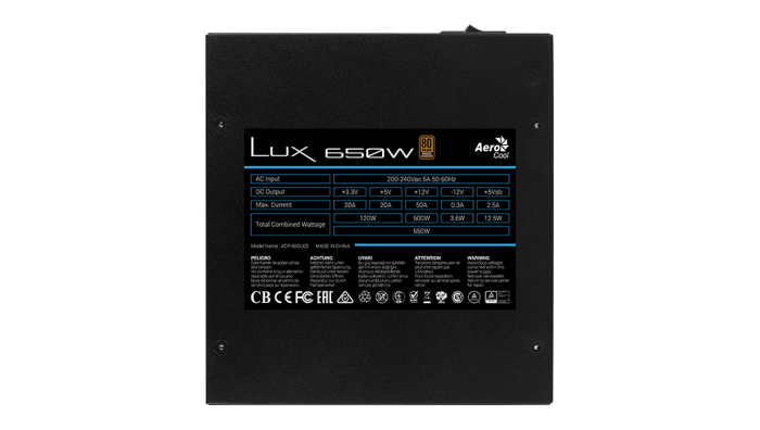 LUX 650W - AeroCool