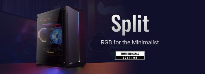 Split Tempered Glass - AeroCool