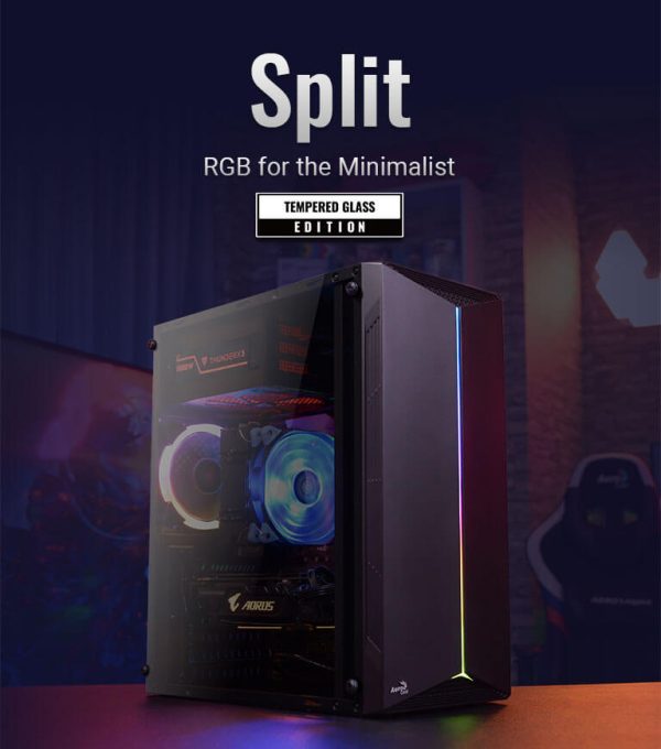Split Tempered Glass - AeroCool